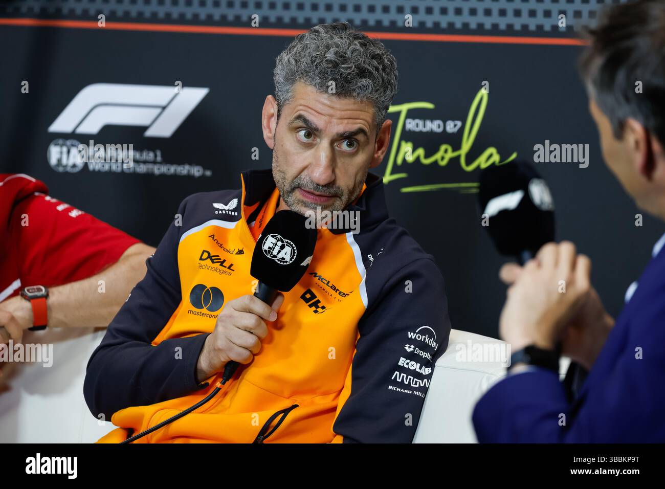 Imola, Italie. 16th May, 2025. STELLA Andrea (ita), Team Principal of ...