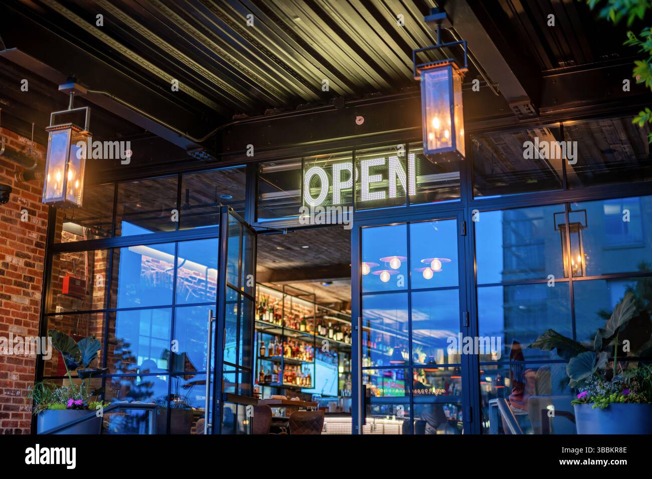 ALEXANDRIA, Virginia — The industrial chic entrance to Cooper Mill, a ...