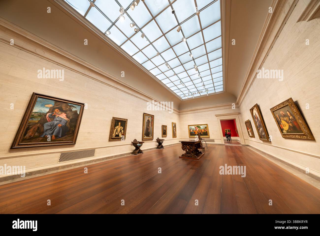 WASHINGTON DC, United States — The painting galleries of the National ...