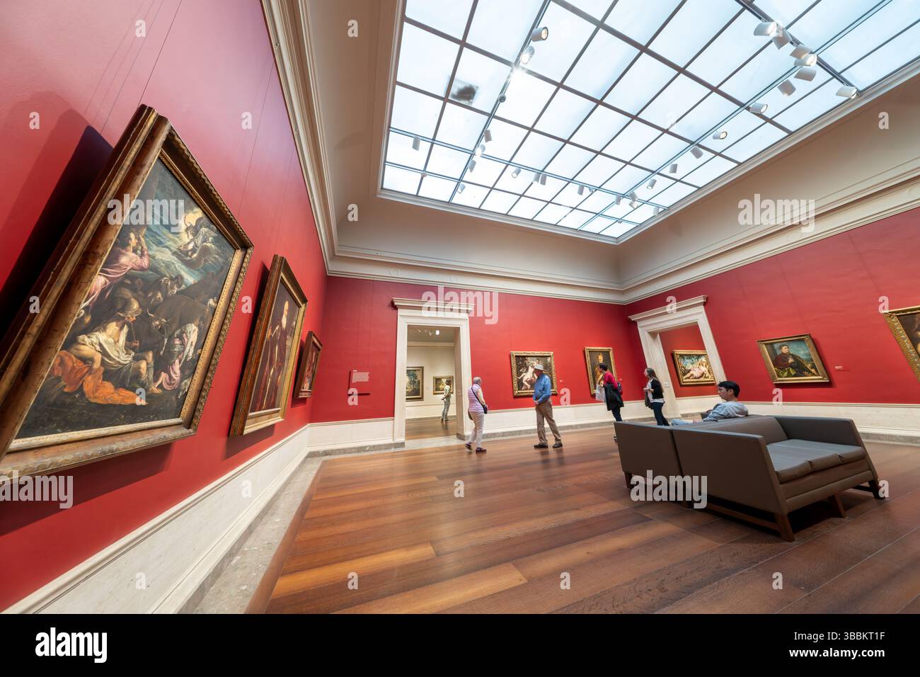 WASHINGTON DC, United States — The painting galleries of the National ...