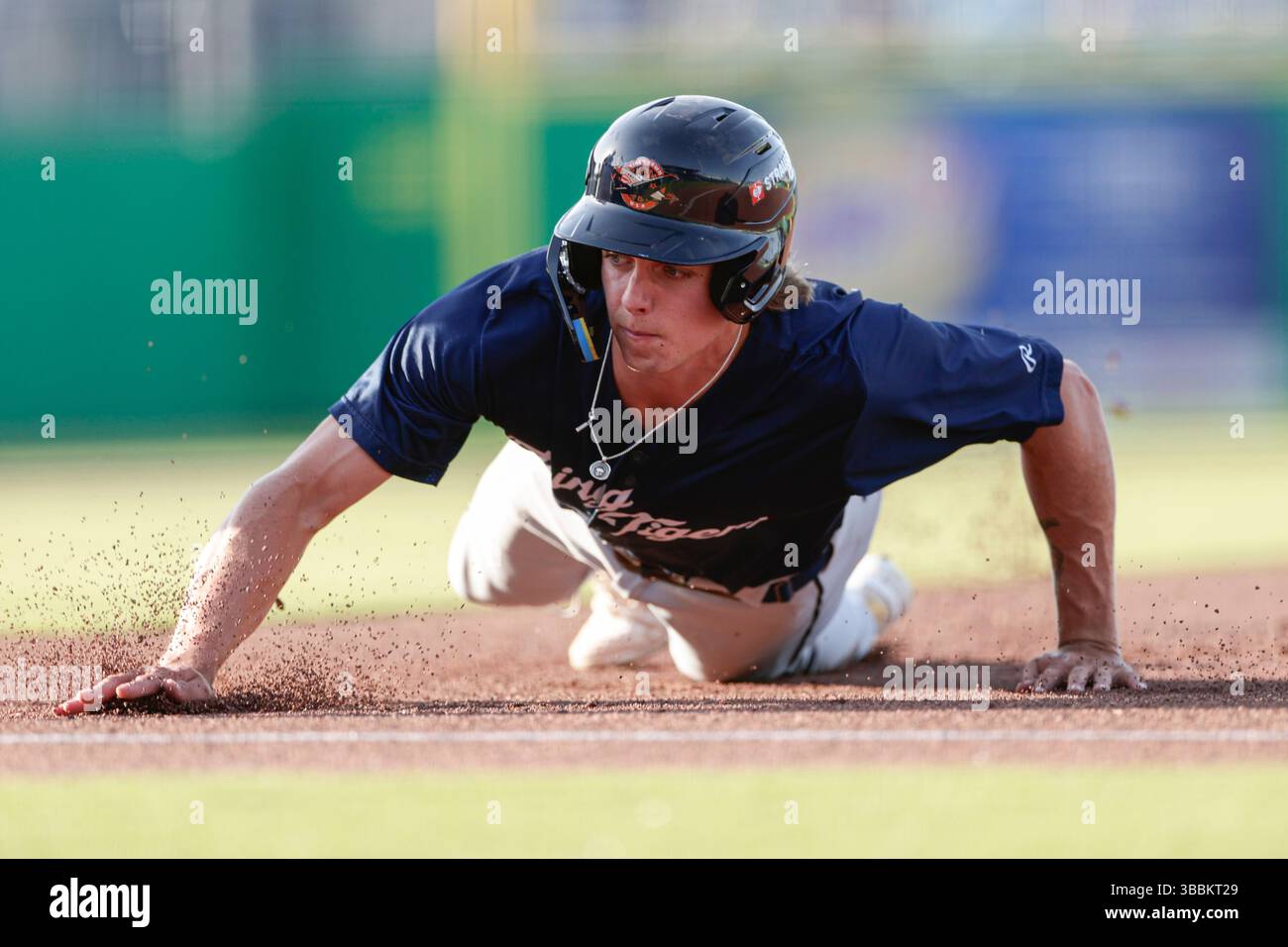 Clearwater FL USA; Lakeland Flying Tigers infielder Bryce Rainer (27 ...