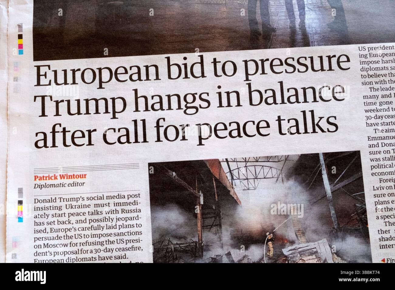 'European bid to pressure Trump hangs in balance after call for peace ...