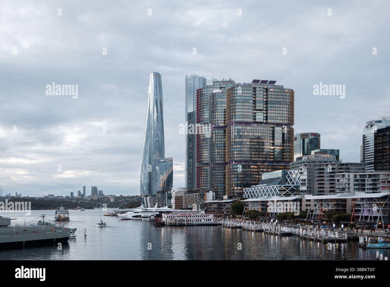 One Barangaroo Building designed by WilkinsonEyre architects Stock ...