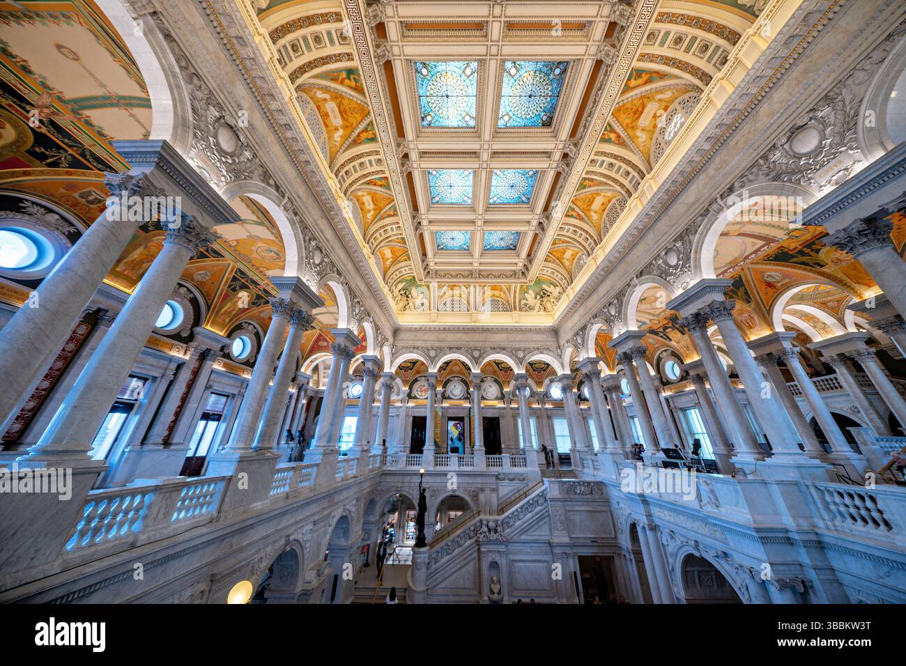 Library of congress gold leaf hi-res stock photography and images - Alamy