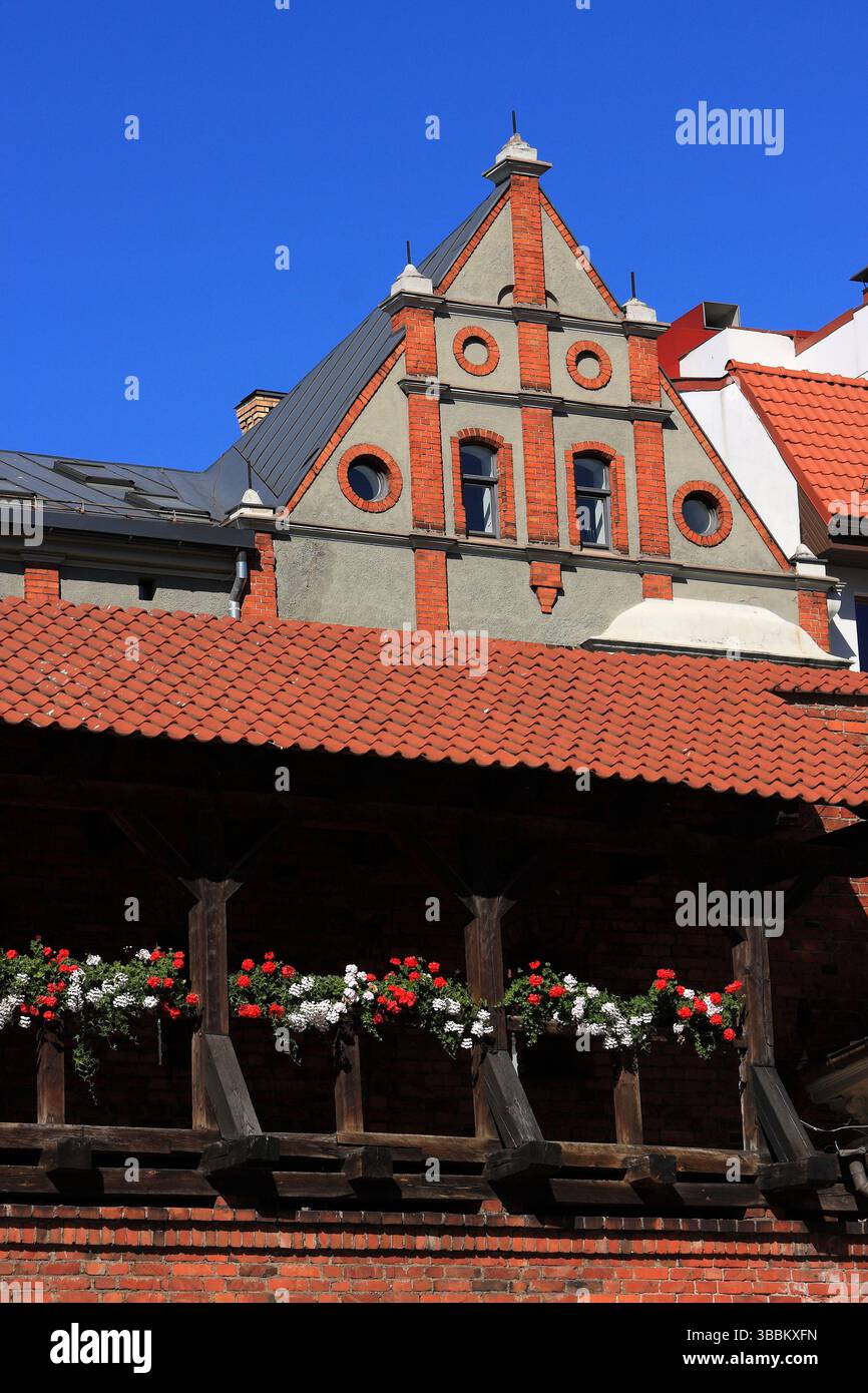 Latvia, Riga. Old town. UNESCO World Heritage site - Hanseatic style ...