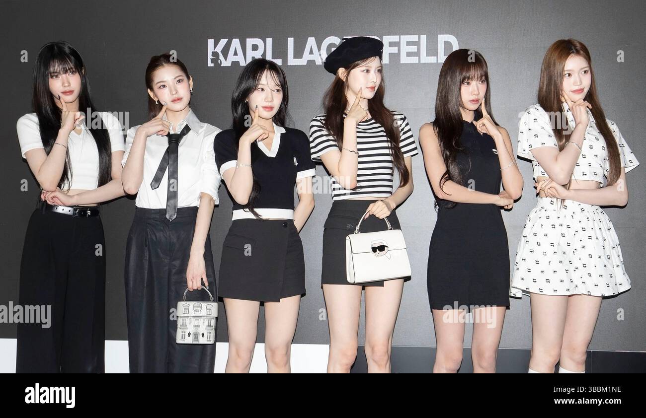 Seoul, South Korea. 16th May, 2025. (L to R) Koko from Japan, Mai from ...