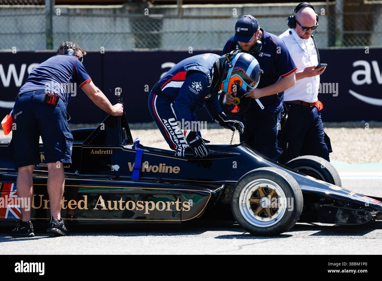 F1 Historic Car Demonstration illustration during the Formula 1 AWS ...