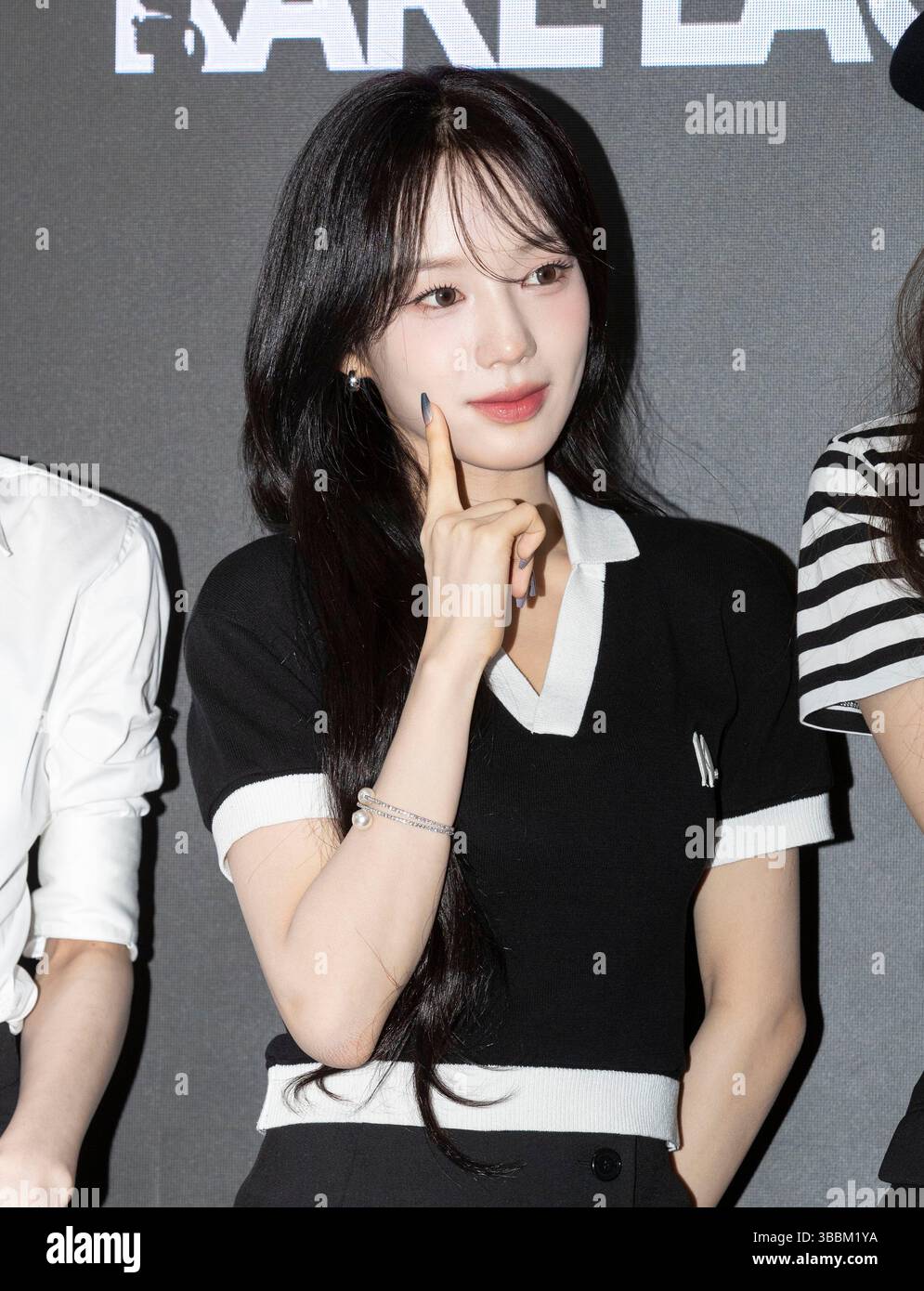 Seoul, South Korea. 16th May, 2025. South Korean singer Ryu Sa-rang ...