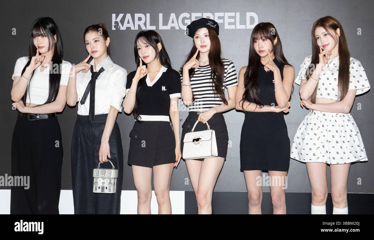 Seoul, South Korea. 16th May, 2025. (L to R) Koko from Japan, Mai from ...