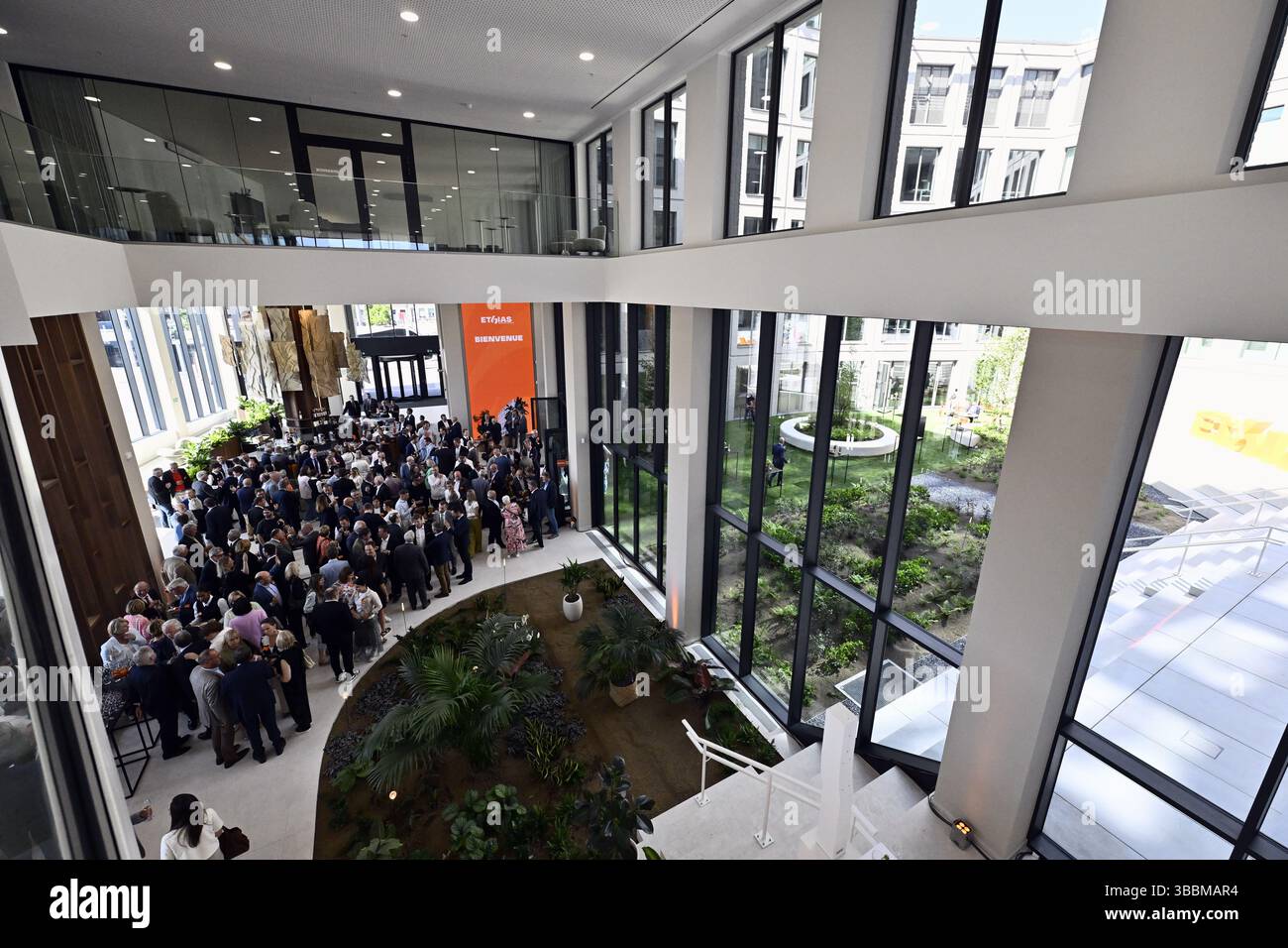 Liege, Belgium. 16th May, 2025. the opening of new headquarters of the ...