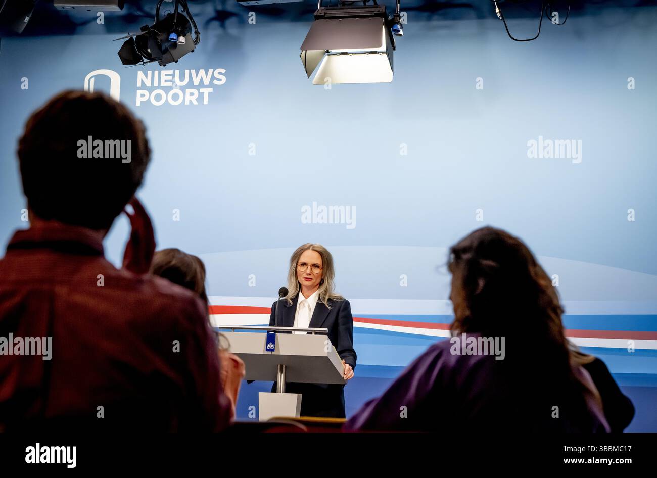 DEN HAAG - Deputy Prime Minister Fleur Agema speaks to the press after ...
