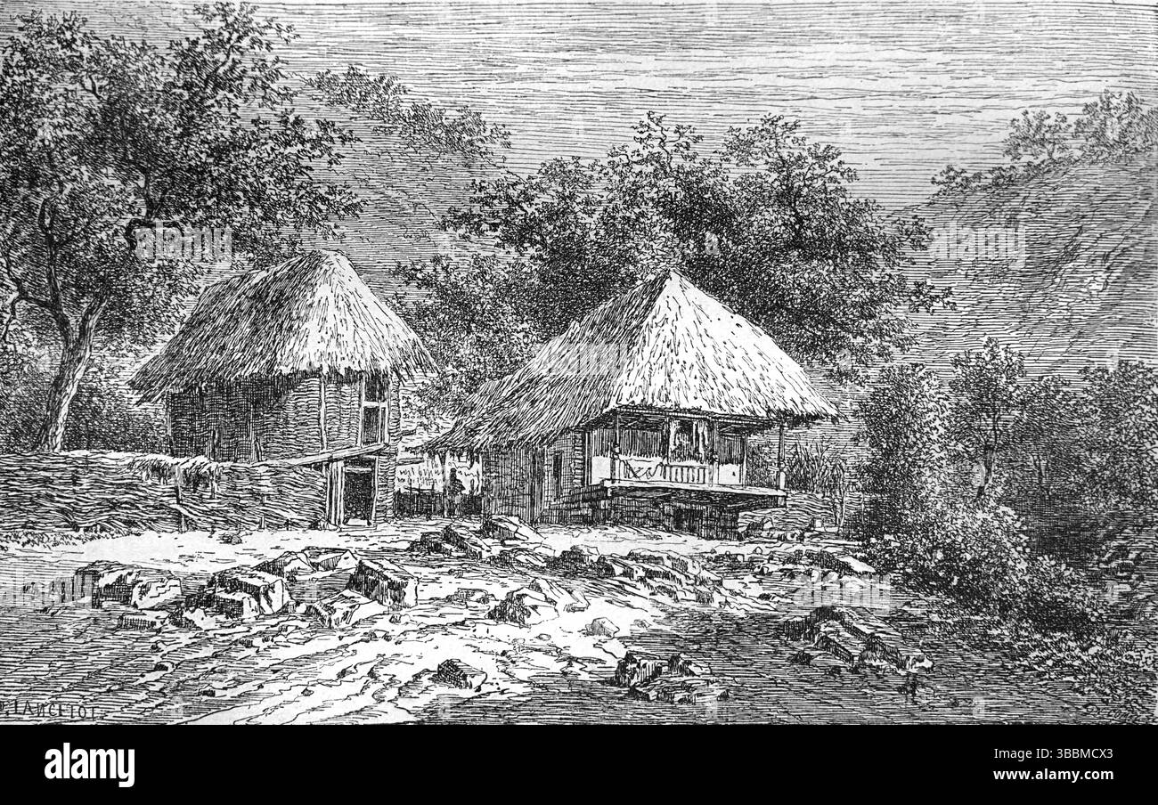 Traditional Vernacular Huts, Thatched Houses, Village Houses or Rural ...