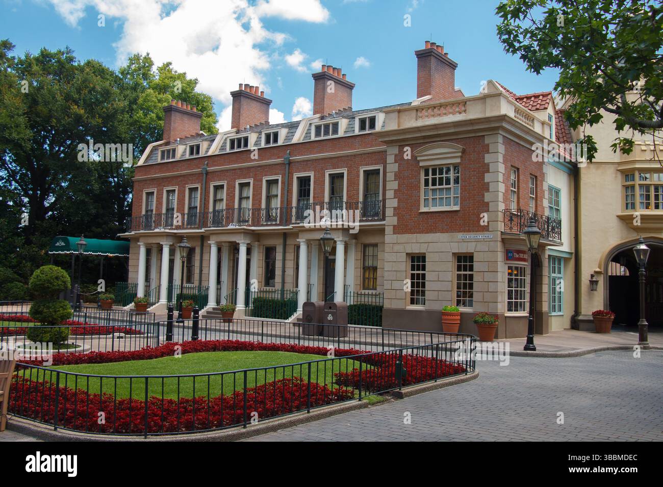 The Typical Half-Timber buildings in the United Kingdom pavillon at ...