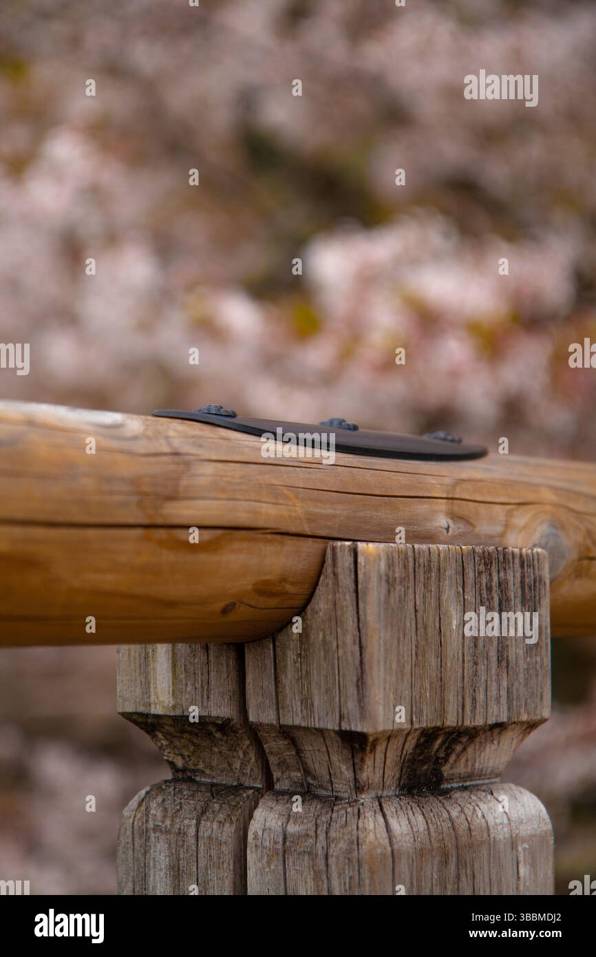 Rustic wooden railing hi-res stock photography and images - Alamy