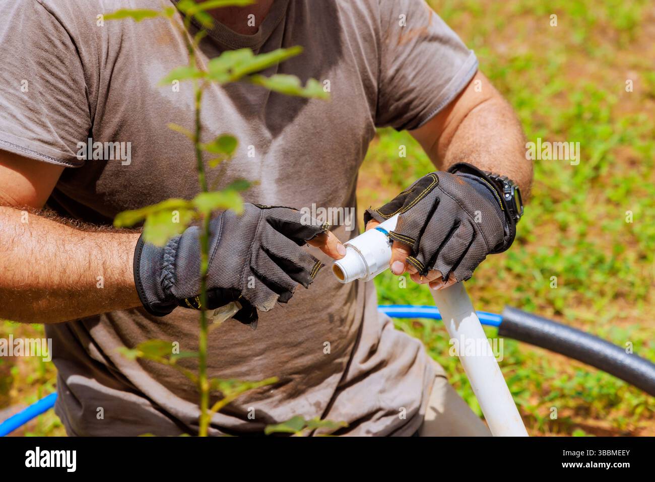 Pvc solvent welding hi-res stock photography and images - Alamy