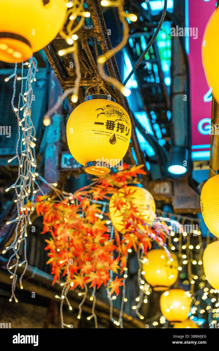 High-resolution street photo of Omoide Yokocho in Shinjuku, Tokyo ...