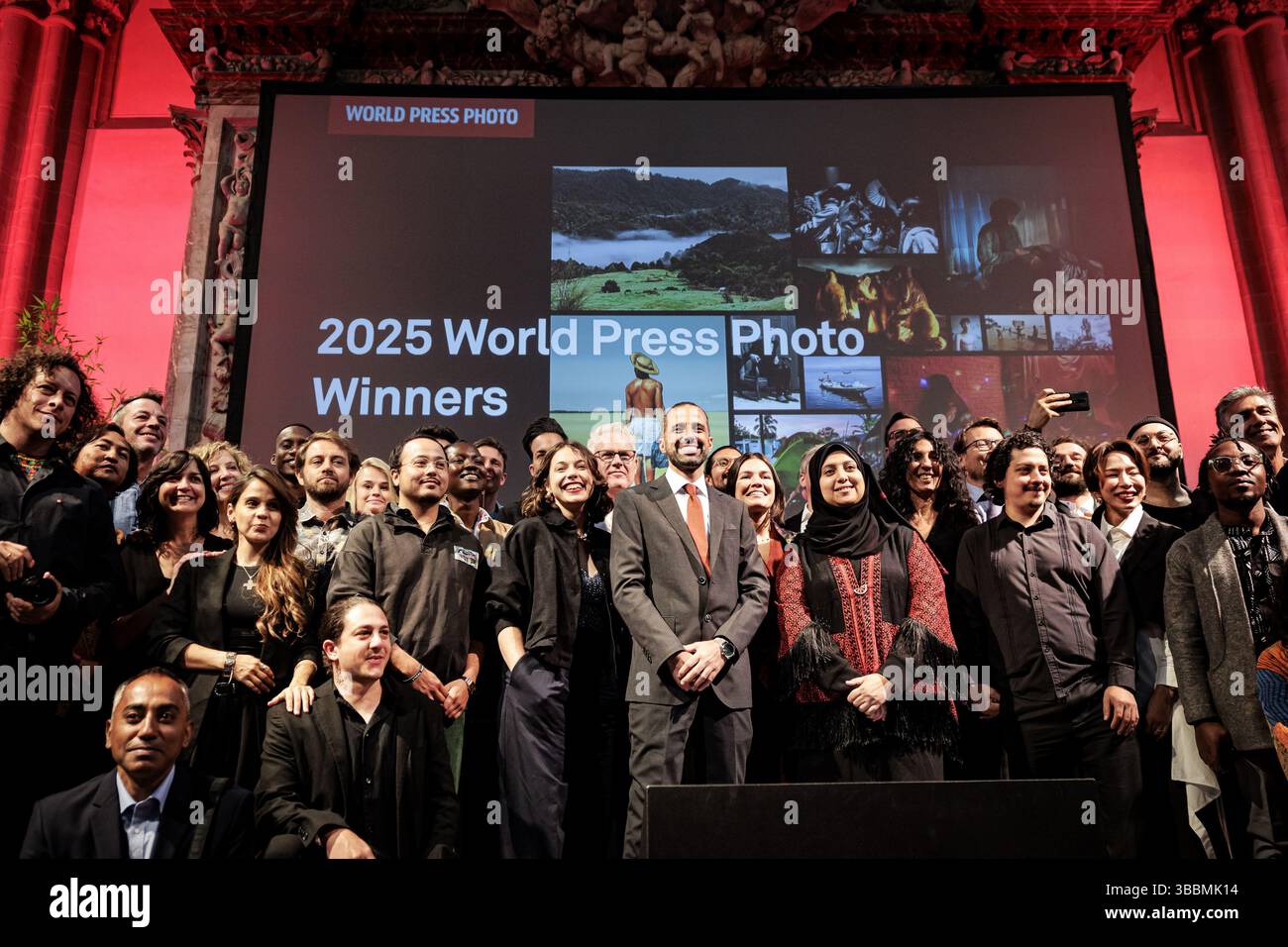 AMSTERDAM - All the regional winner of World Press Photo 2025. ANP ...