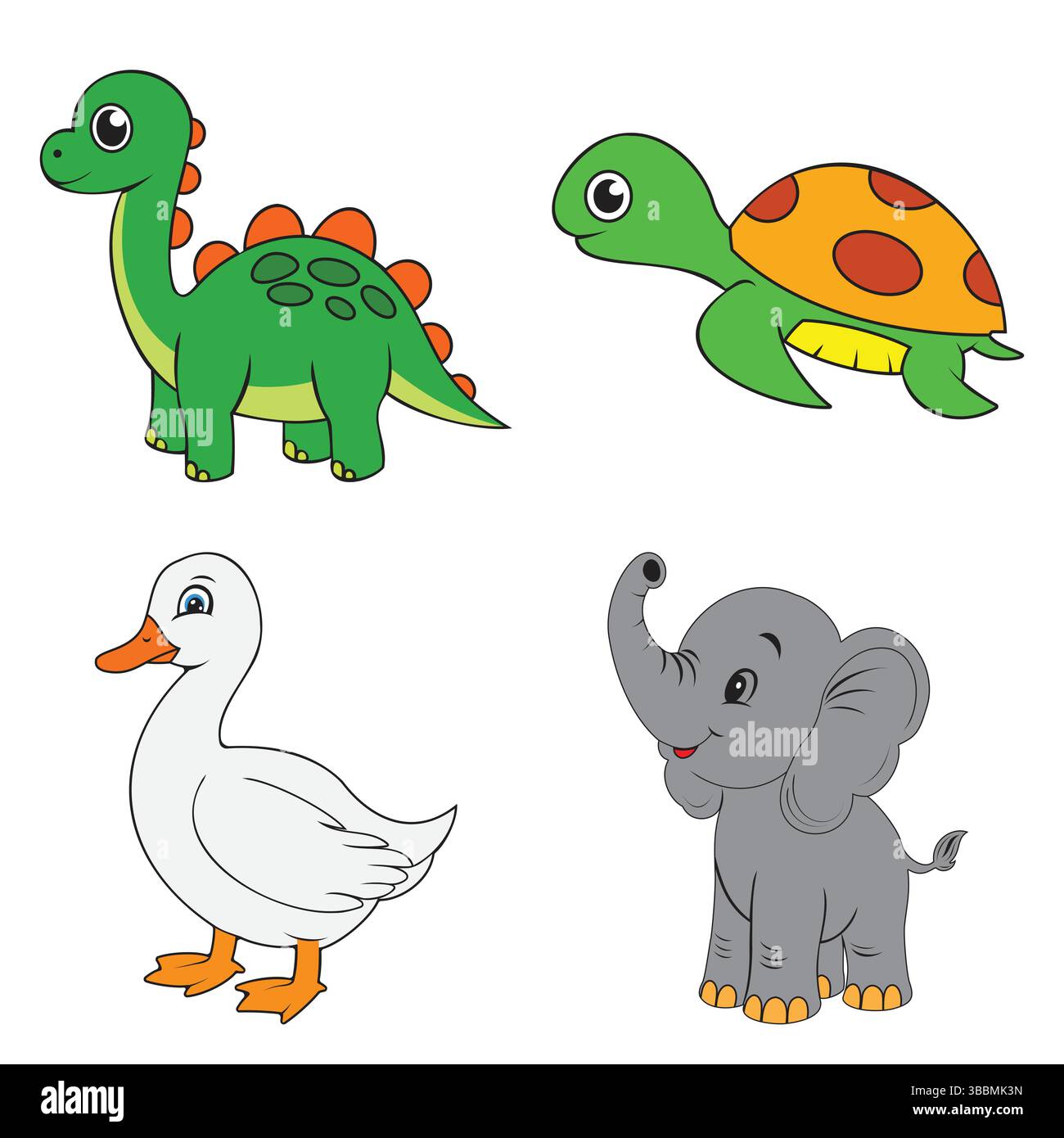 Baby duck cartoon hi-res stock photography and images - Alamy