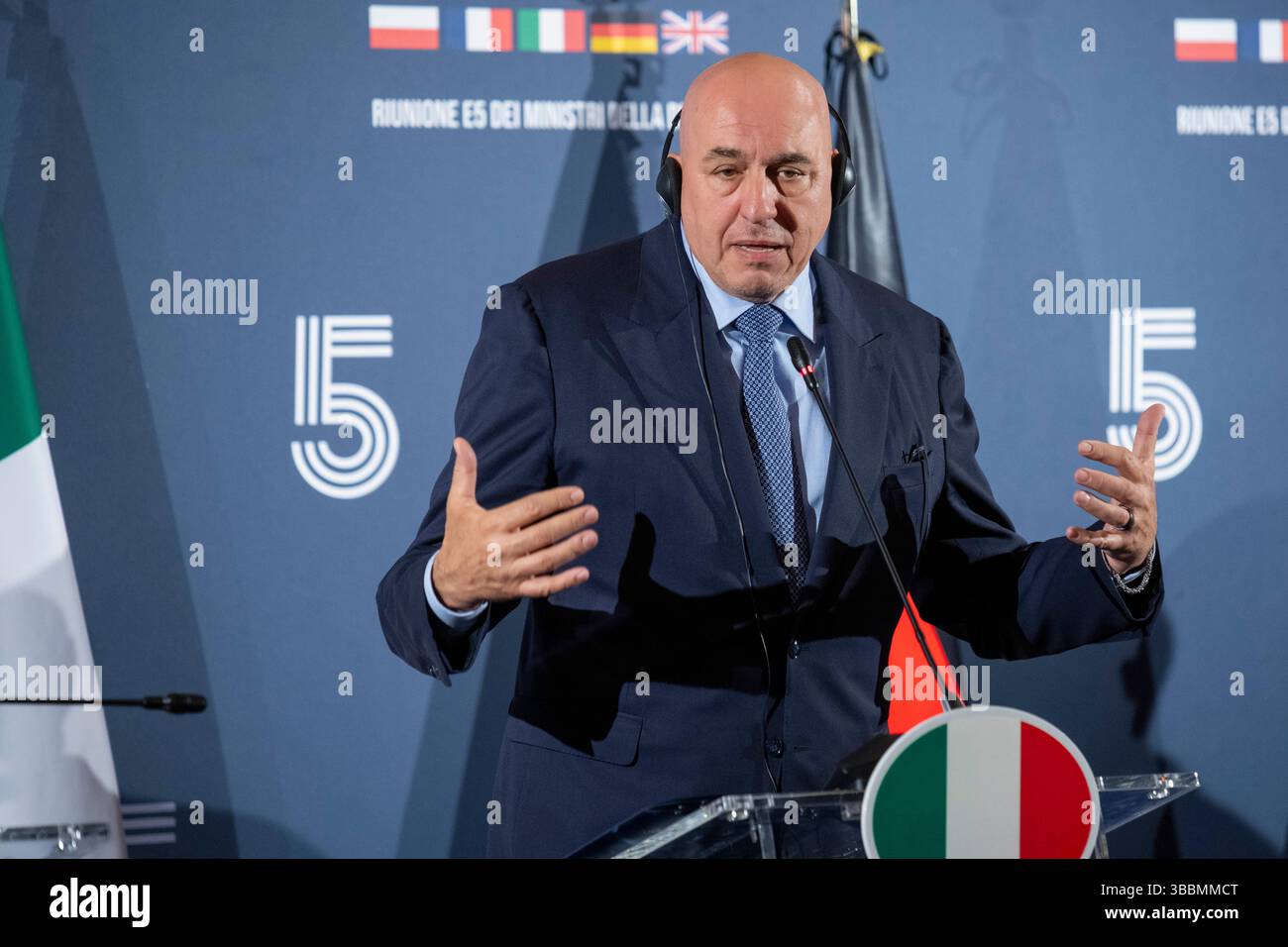 Guido Crosetto, Italian Minister of Defence Stock Photo - Alamy