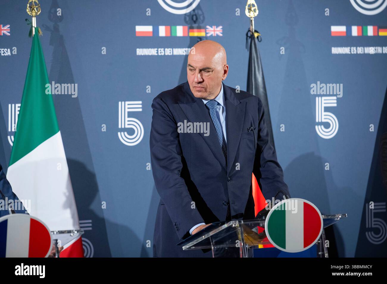 Guido Crosetto, Italian Minister of Defence Stock Photo - Alamy