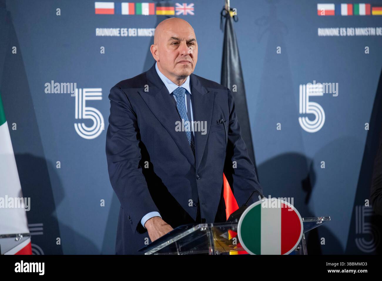 Guido Crosetto, Italian Minister of Defence Stock Photo - Alamy