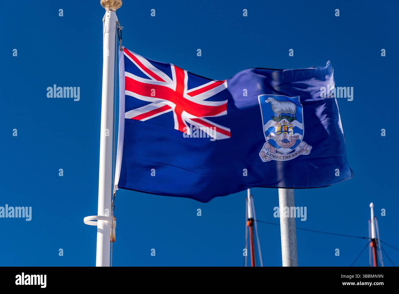 Flag falkland islands travel hi-res stock photography and images - Alamy