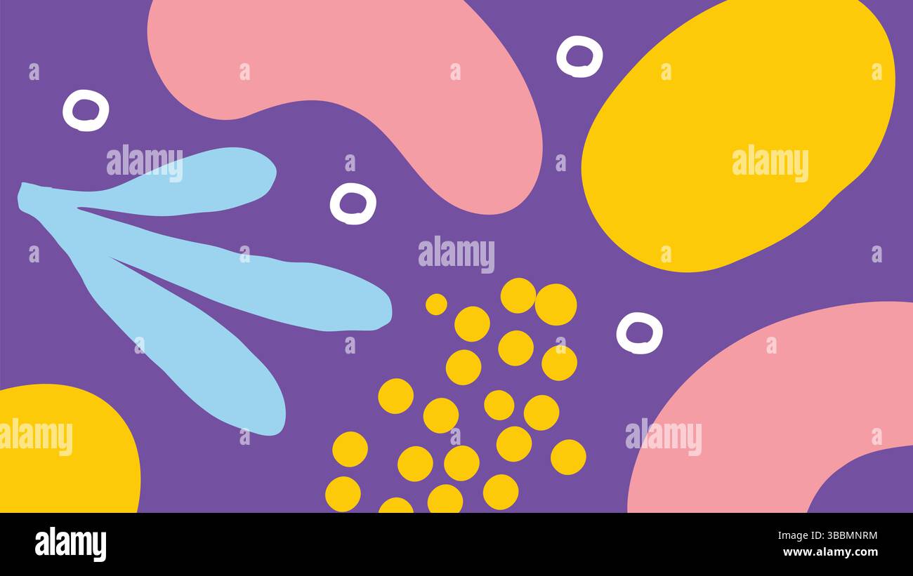 Organic shapes background hand Stock Vector Images - Alamy