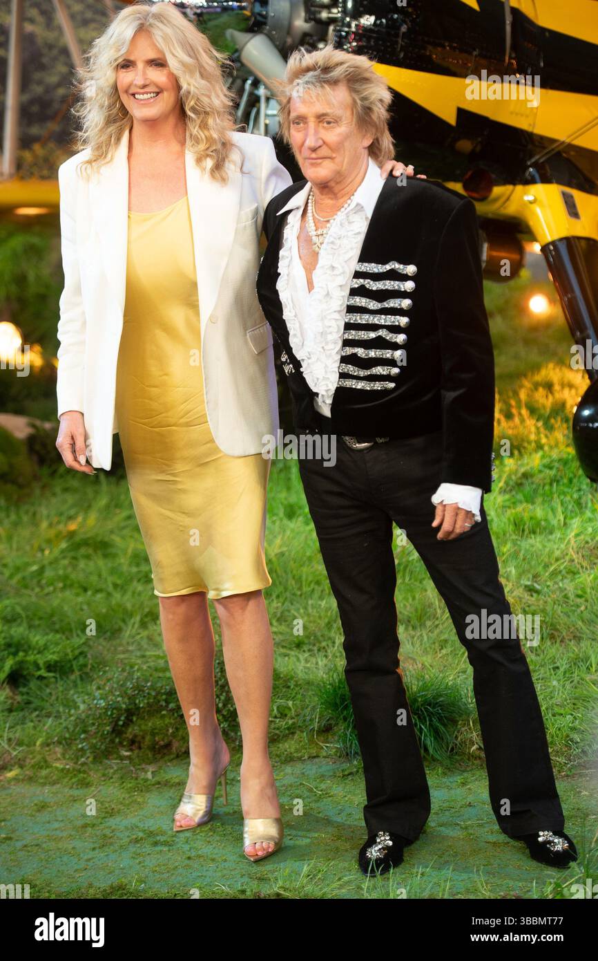 London, UK. 15 May, 2025. Pictured: Penny Lancaster and Sir Rod Stewart ...
