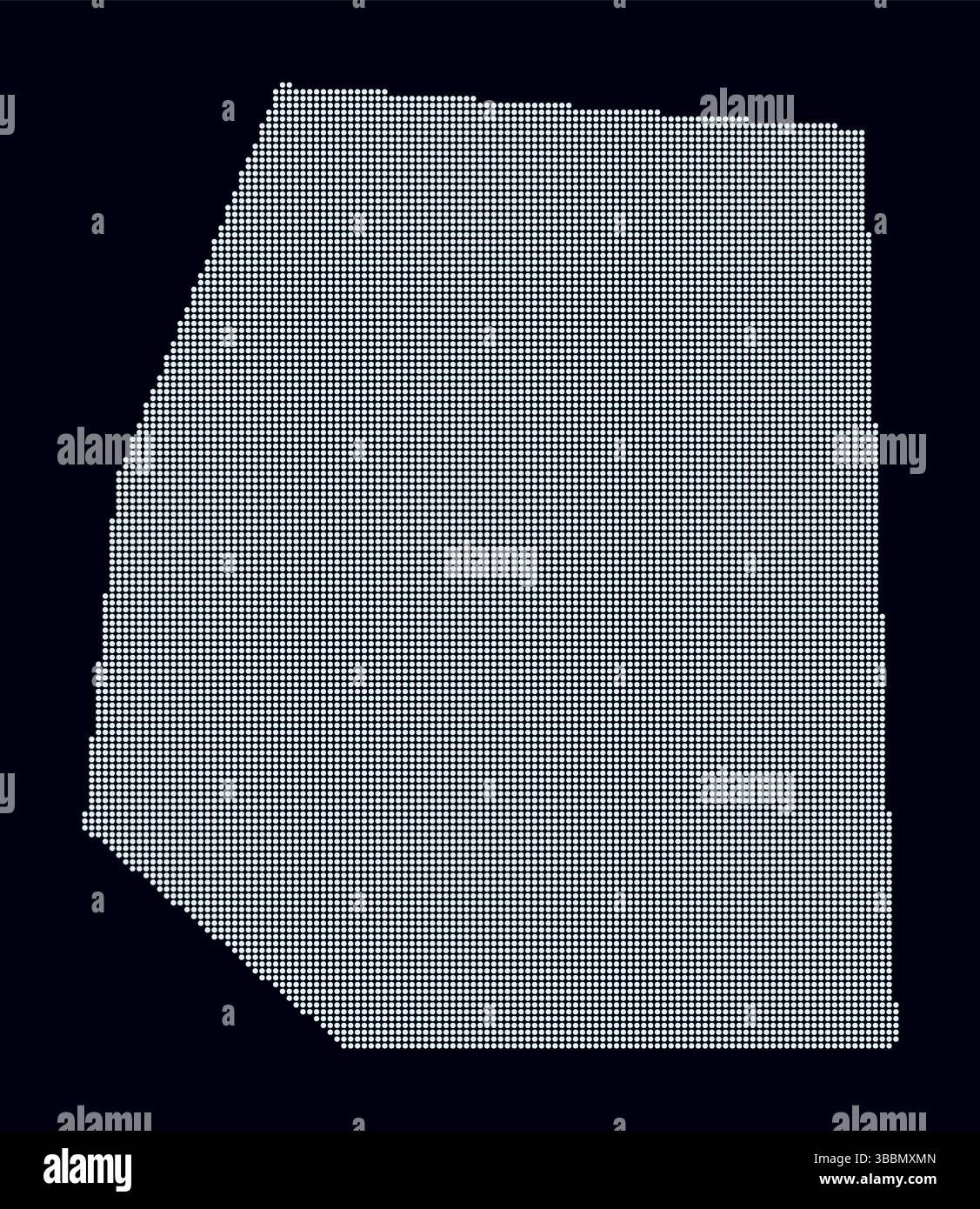 Vatican City dotted map. Digital style map of the country on dark ...