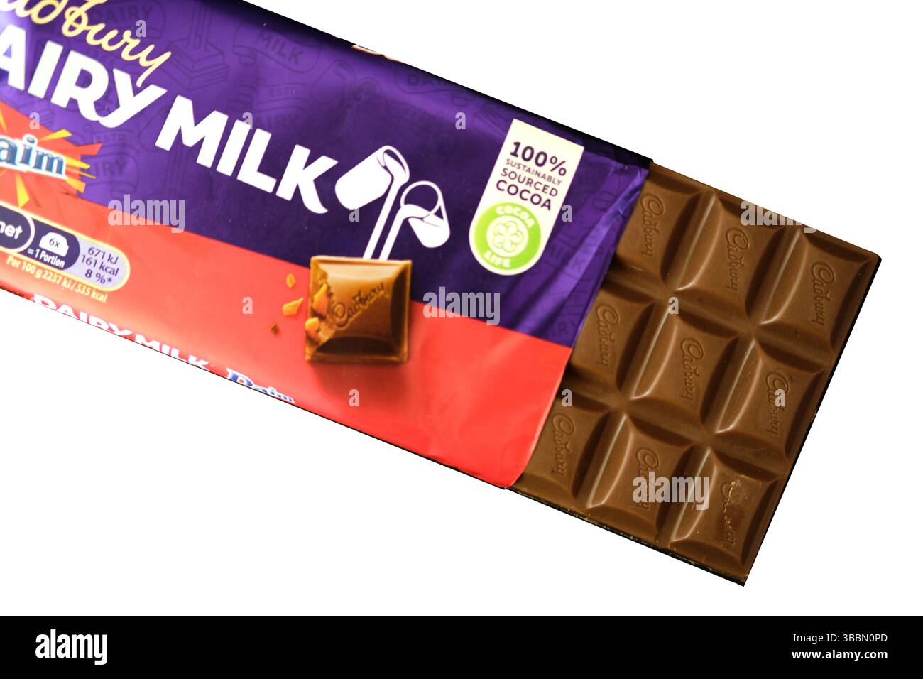 London UK, May 16 2025, Cadbury Dairy Milk Daim Chocolate Bar Stock ...