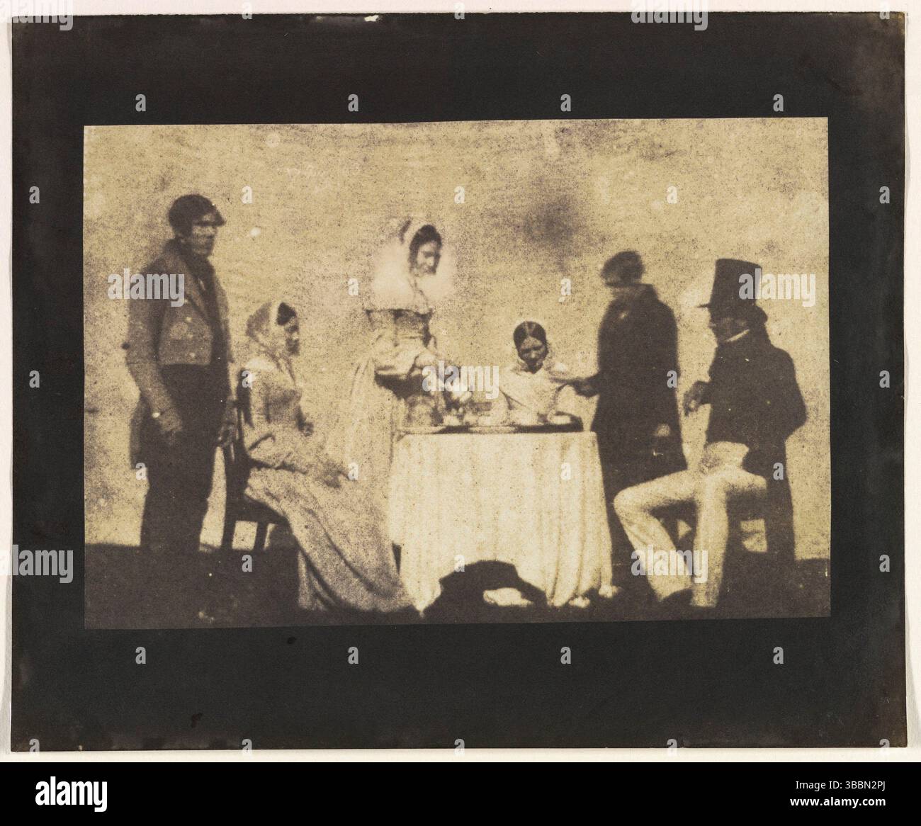 Group Taking Tea at Lacock Abbey. William Henry Fox Talbot. 17 August ...