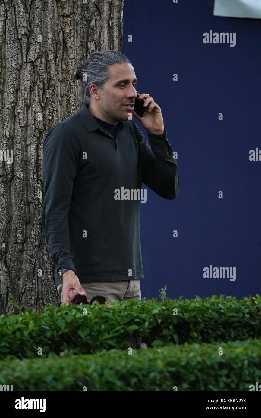 Madrid, Spain. 16th May, 2025. Marta Ortega and Carlos Torretta during ...