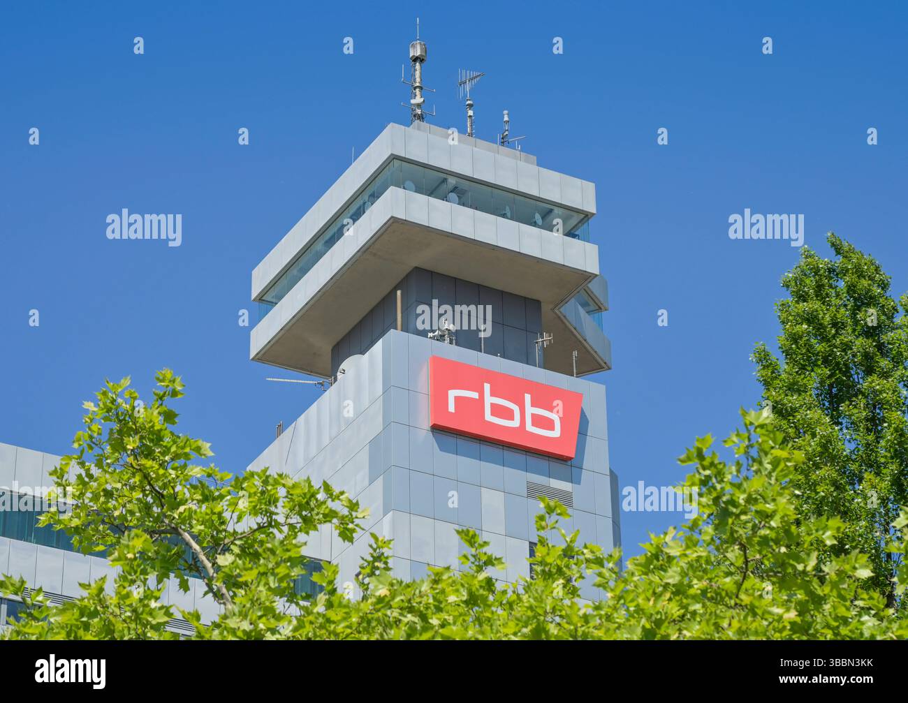 RBB, Hochhaus, Sendezentrum, Rundfunk Berlin Brandenburg, Masurenallee, Charlottenburg, Berlin ...