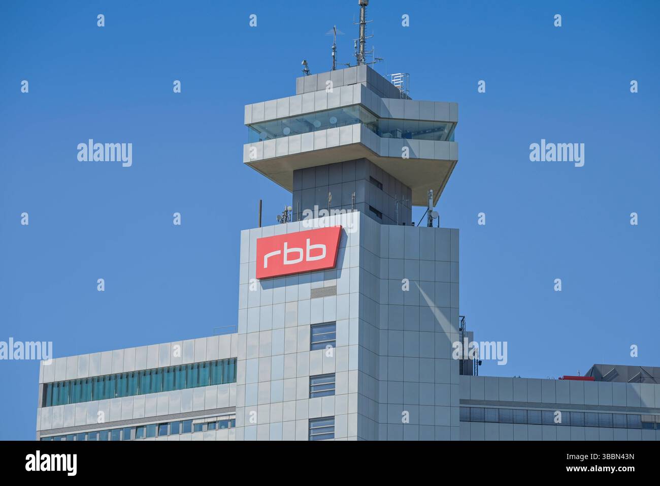 RBB, Hochhaus, Sendezentrum, Rundfunk Berlin Brandenburg, Masurenallee, Charlottenburg, Berlin ...