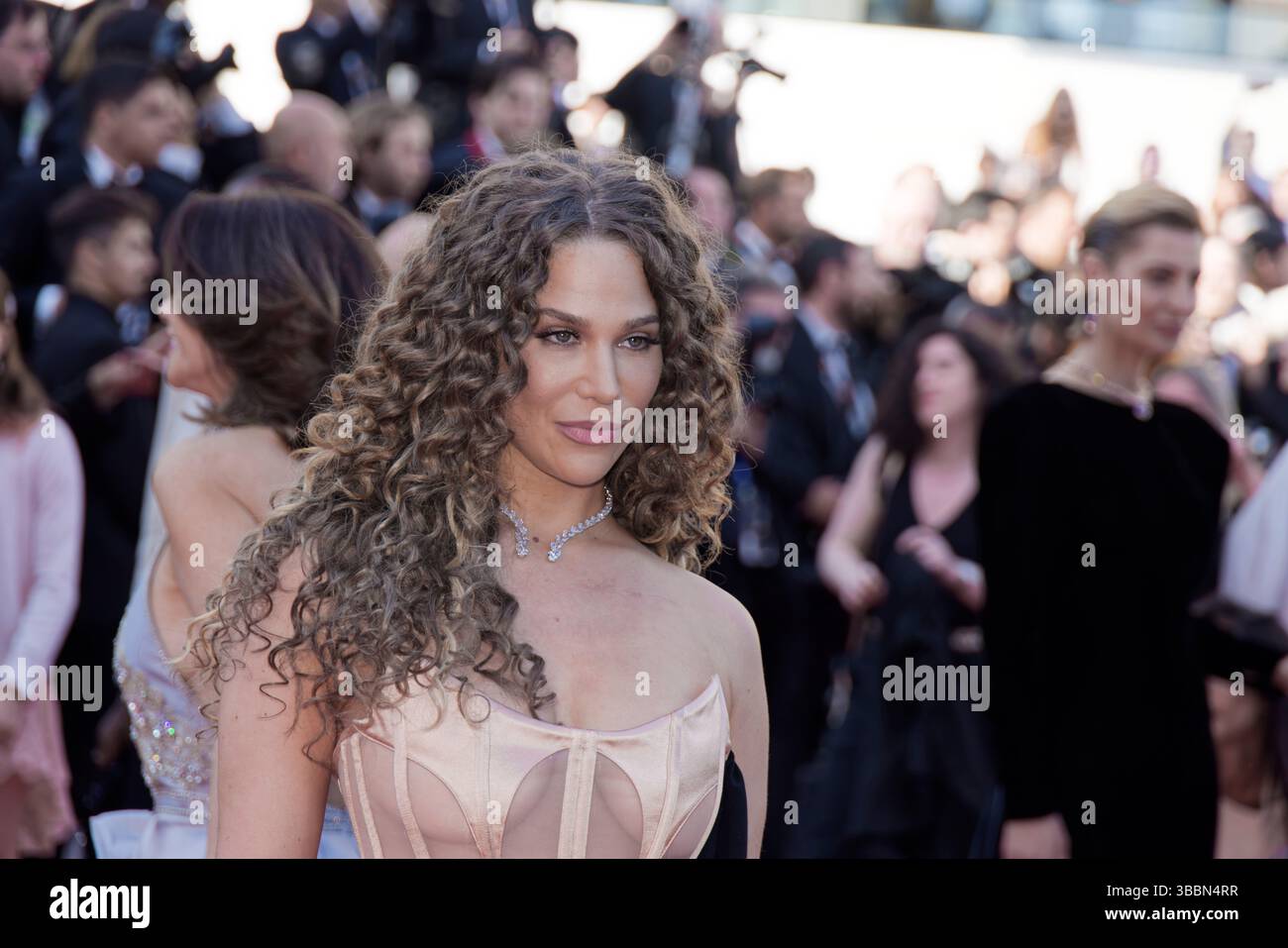 Cannes, France. 15th May, 2025. Oceane Amsler attends the red carpet ...