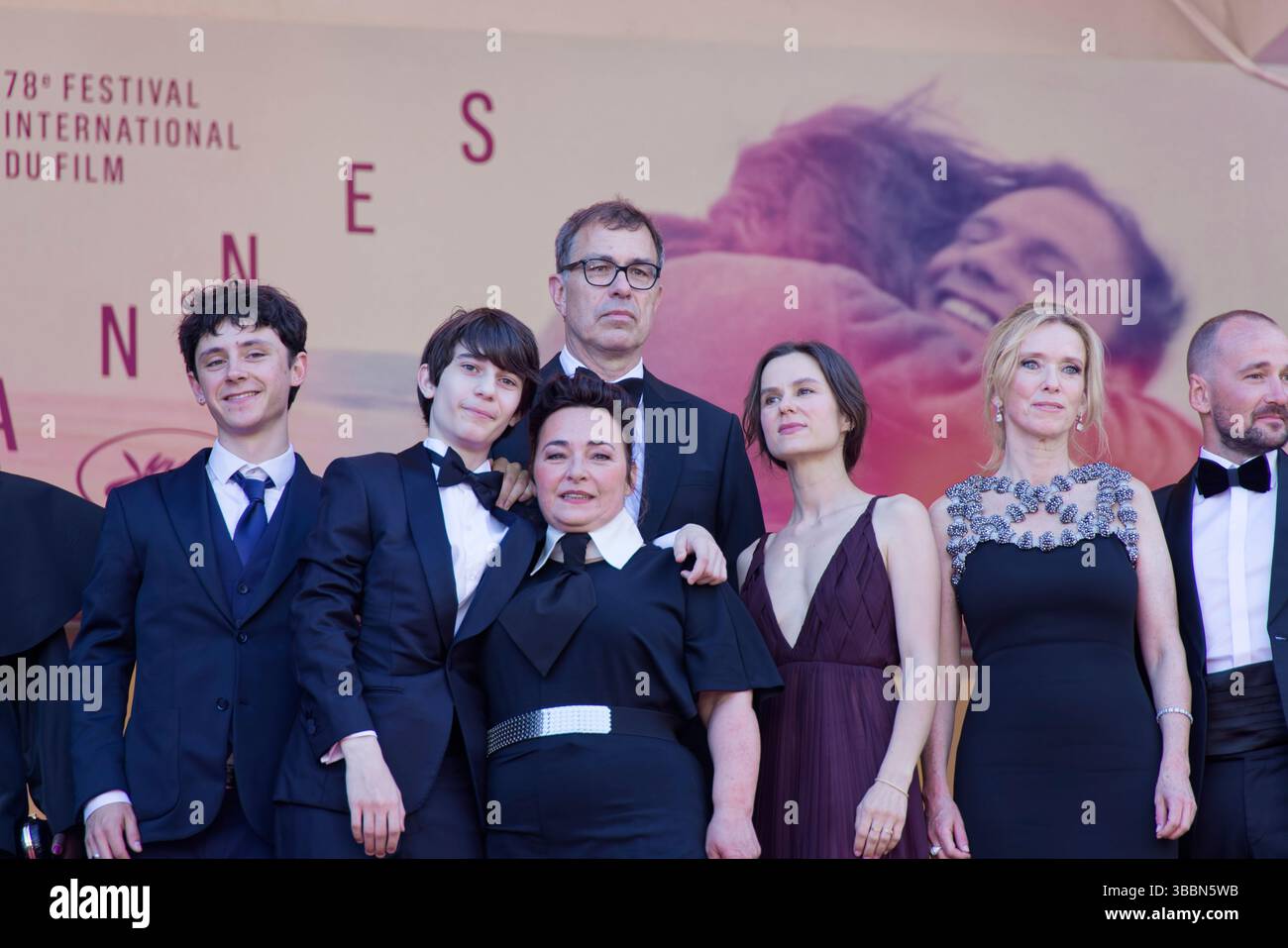 Cannes, France. 15th May, 2025. Côme Peronnet, Solàn Machado-Graner ...