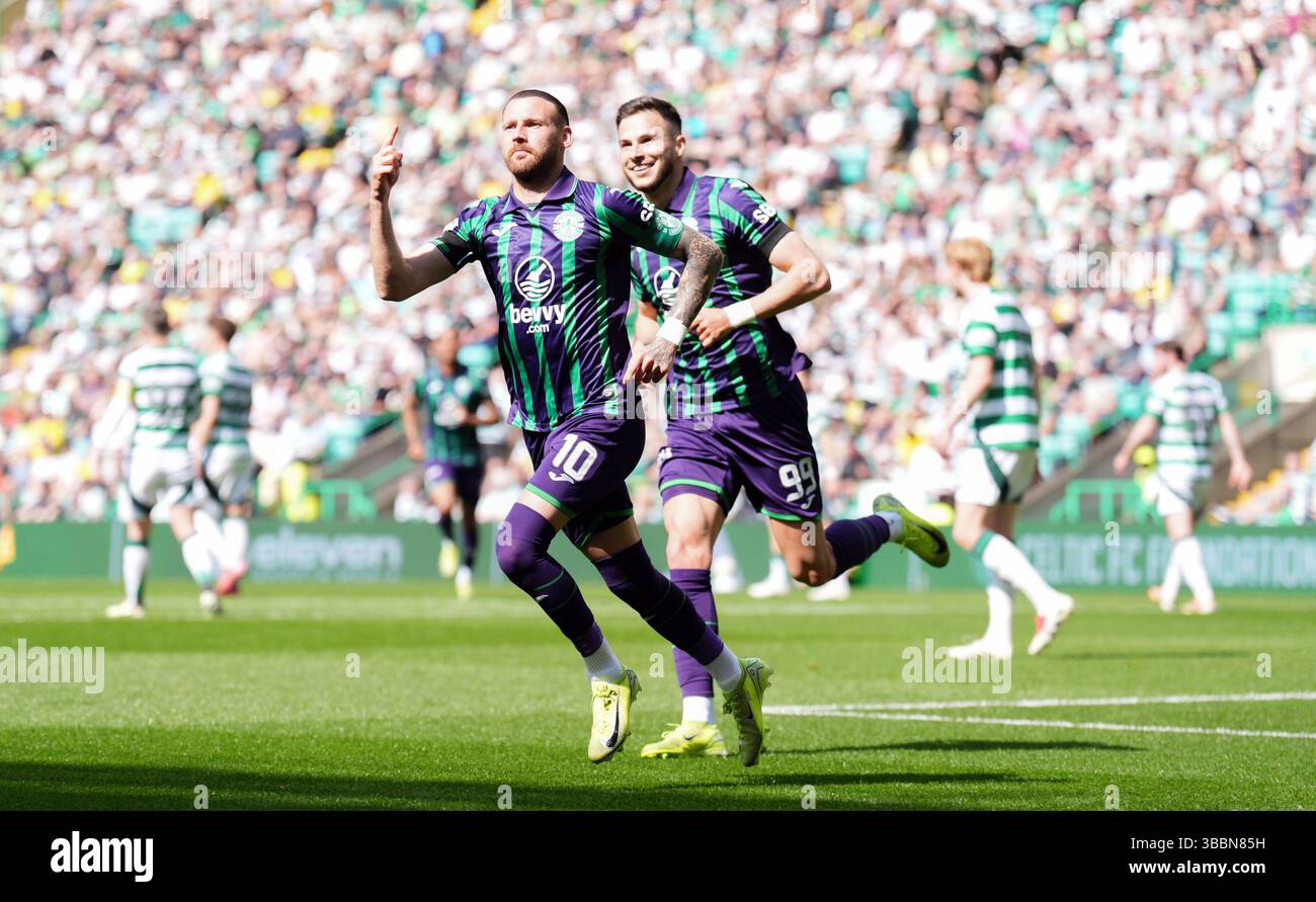 File photo dated 10-05-2025 of Hibernian's Martin Boyle. Hibernian have ...