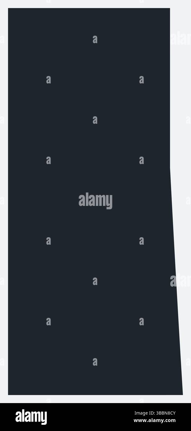 Saskatchewan map. Just a simple border map. Shape of the province. Flat ...