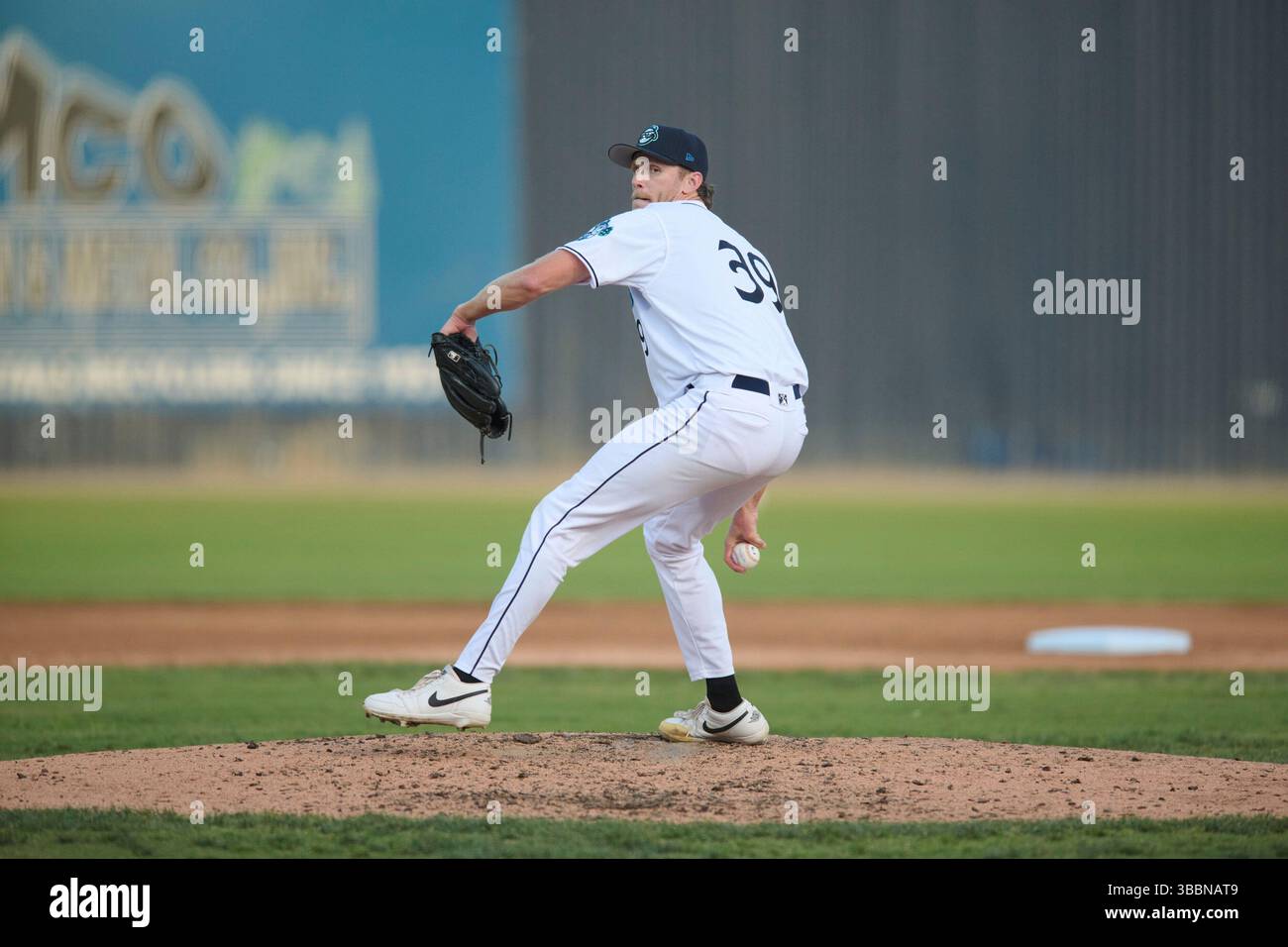 Asheville Tourists pitcher Garrett Apker (39) delivers a pitch during a game against the ...