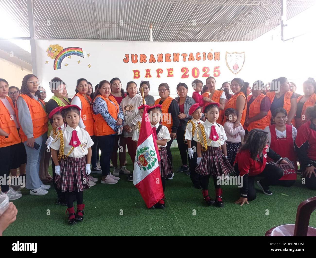 Five, Peru. 16th May, 2025. Lima (Peru), inauguration of school ...