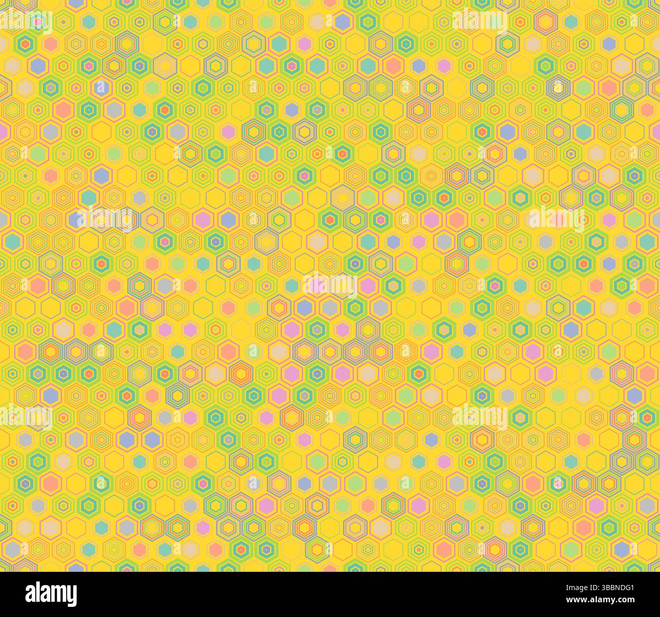 Pattern of geometric shapes. Geometric elements of varied style and color. Hexagon shapes ...