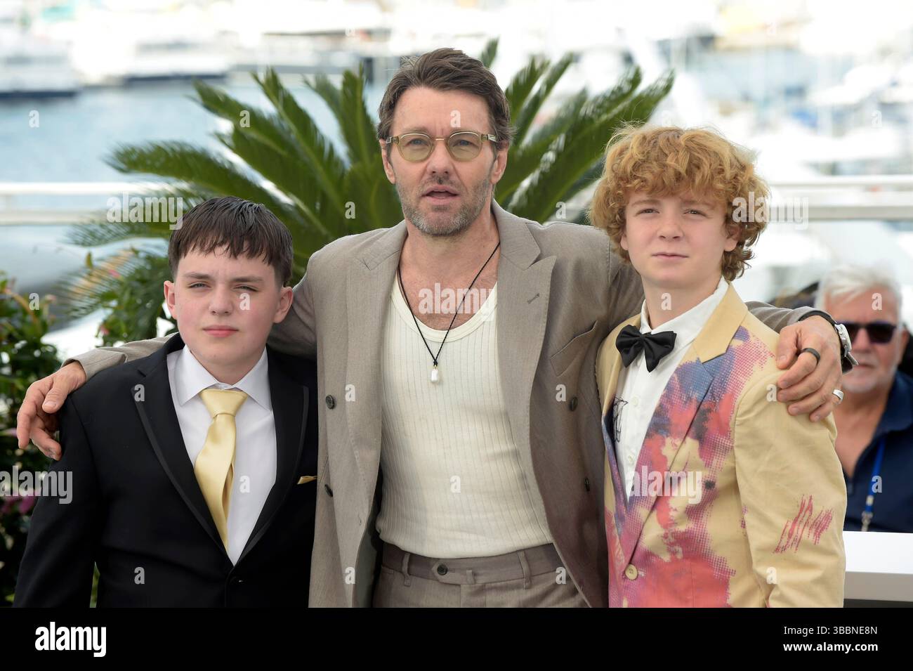 CANNES, FRANCE - MAY 16: Kenny Rasmussen, Joel Edgerton and Kayo Martin ...