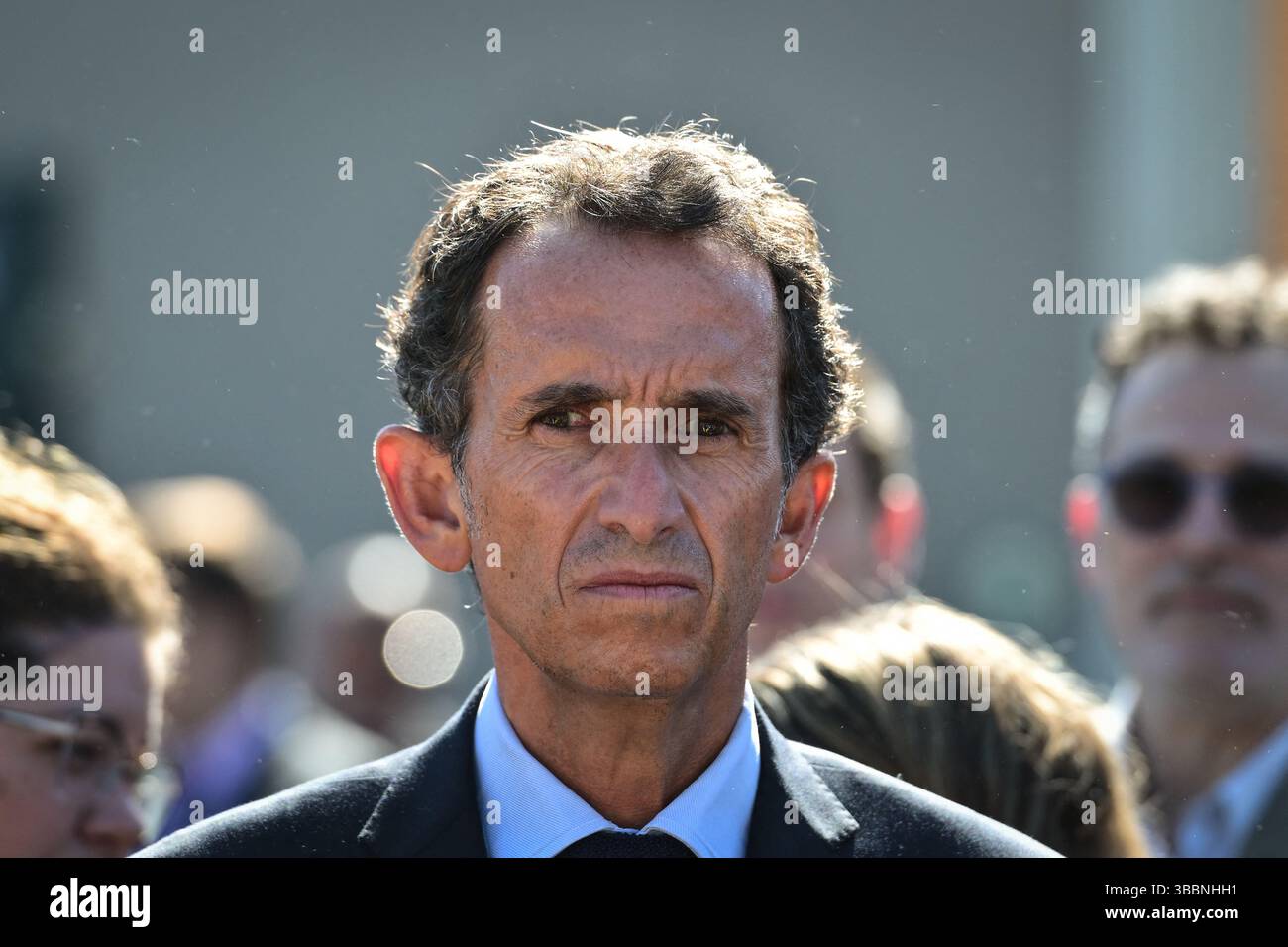 Paris, France. 16th May, 2025. CEO of Carrefour Alexandre Bompard looks ...