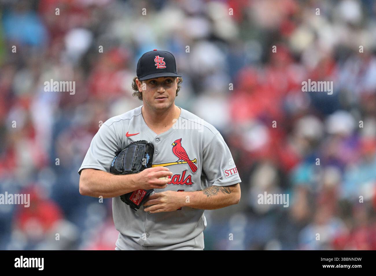 PHILADELPHIA, PA - MAY 14: St. Louis Cardinals pitcher Gordon Graceffo ...