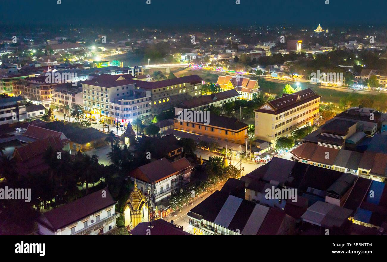 Battambang Province,Cambodia-March 01 2024:Looking eastwards towards ...