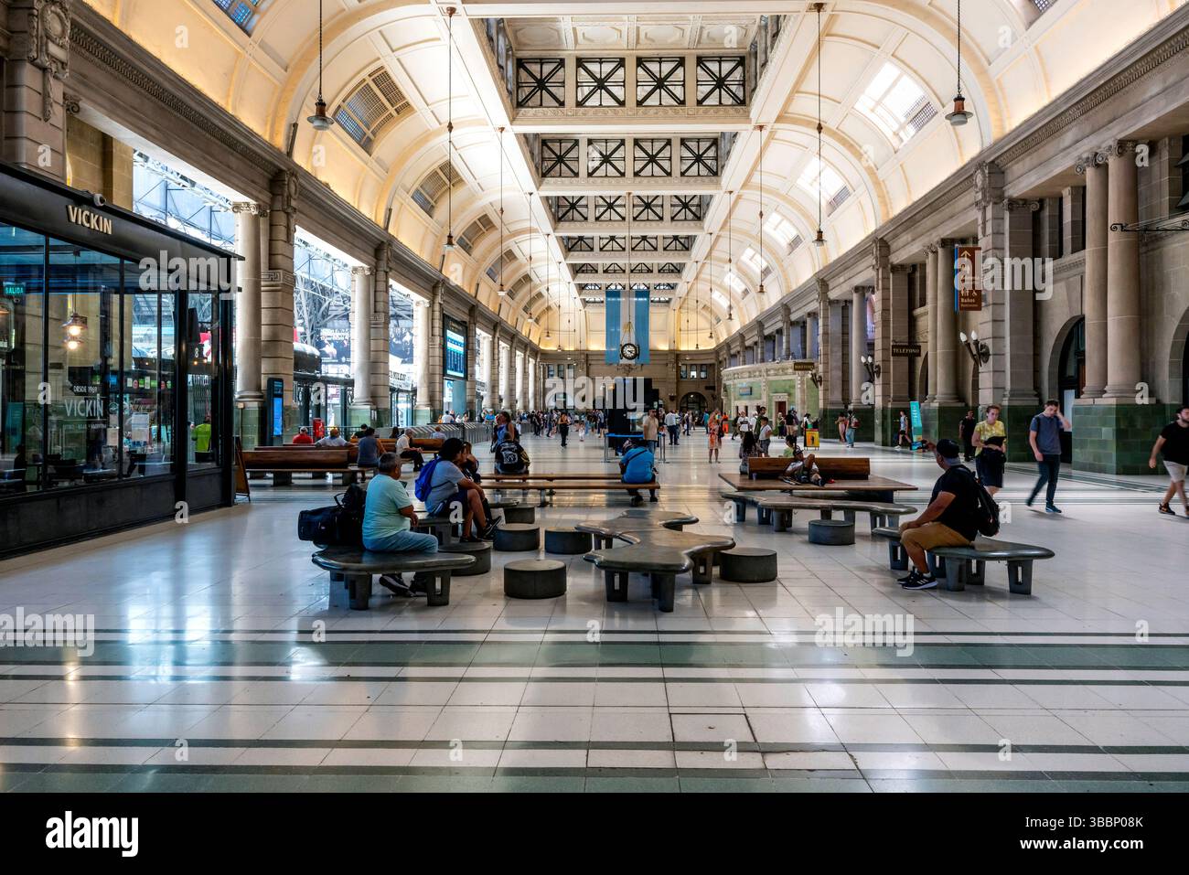 An Interior Image Of The Retiro Train Station (Estacion Retiro) In The ...