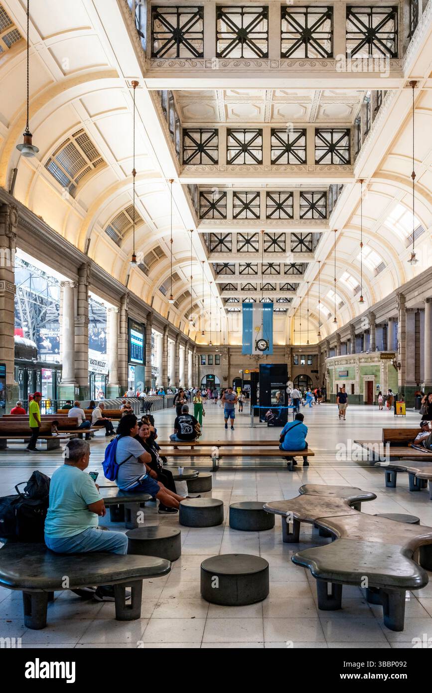 An Interior Image Of The Retiro Train Station (Estacion Retiro) In The ...