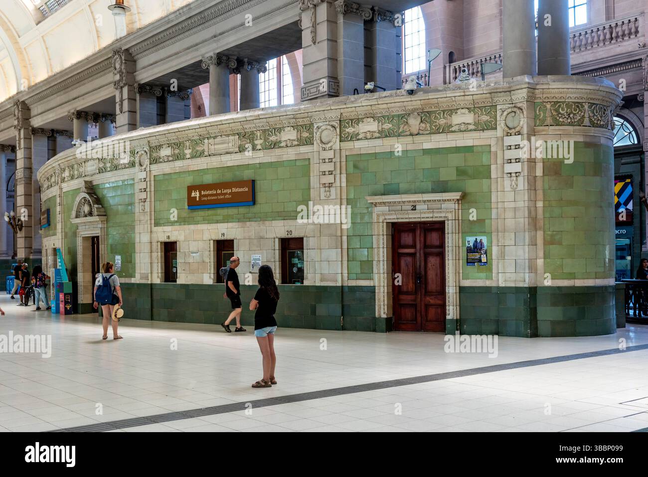 An Interior Image Of The Retiro Train Station (Estacion Retiro) In The ...