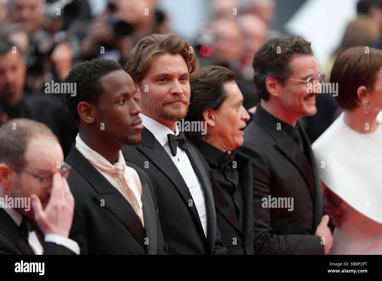 Director Ari Aster, from left, Micheal Ward, Luke Grimes, Clifton ...