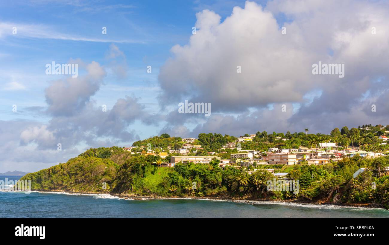 Le Marigot village in Martinique, France Stock Photo - Alamy